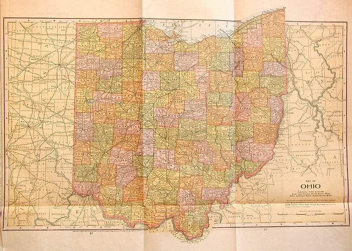 Map of Ohio – The Old Map Gallery