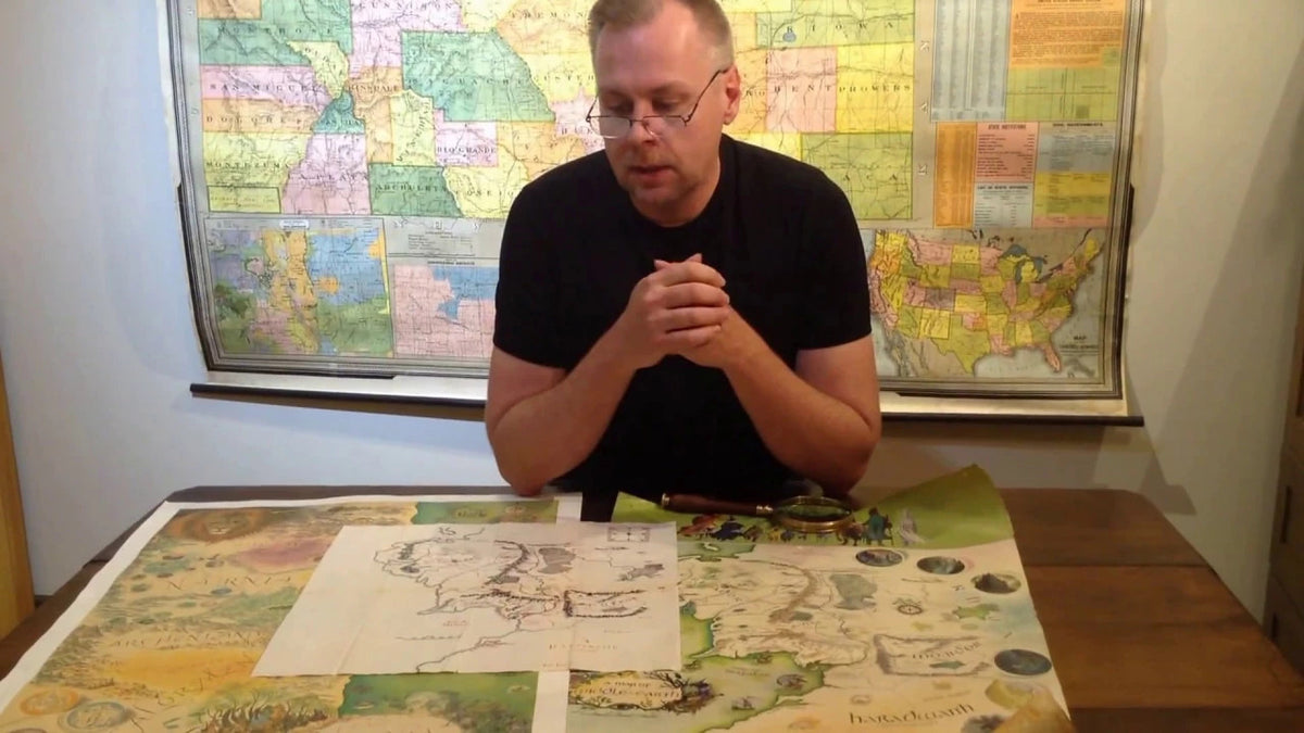 Literary Maps - Imagined Lands Mapped - J.R.R. Tolkien & C.S. Lewis ...