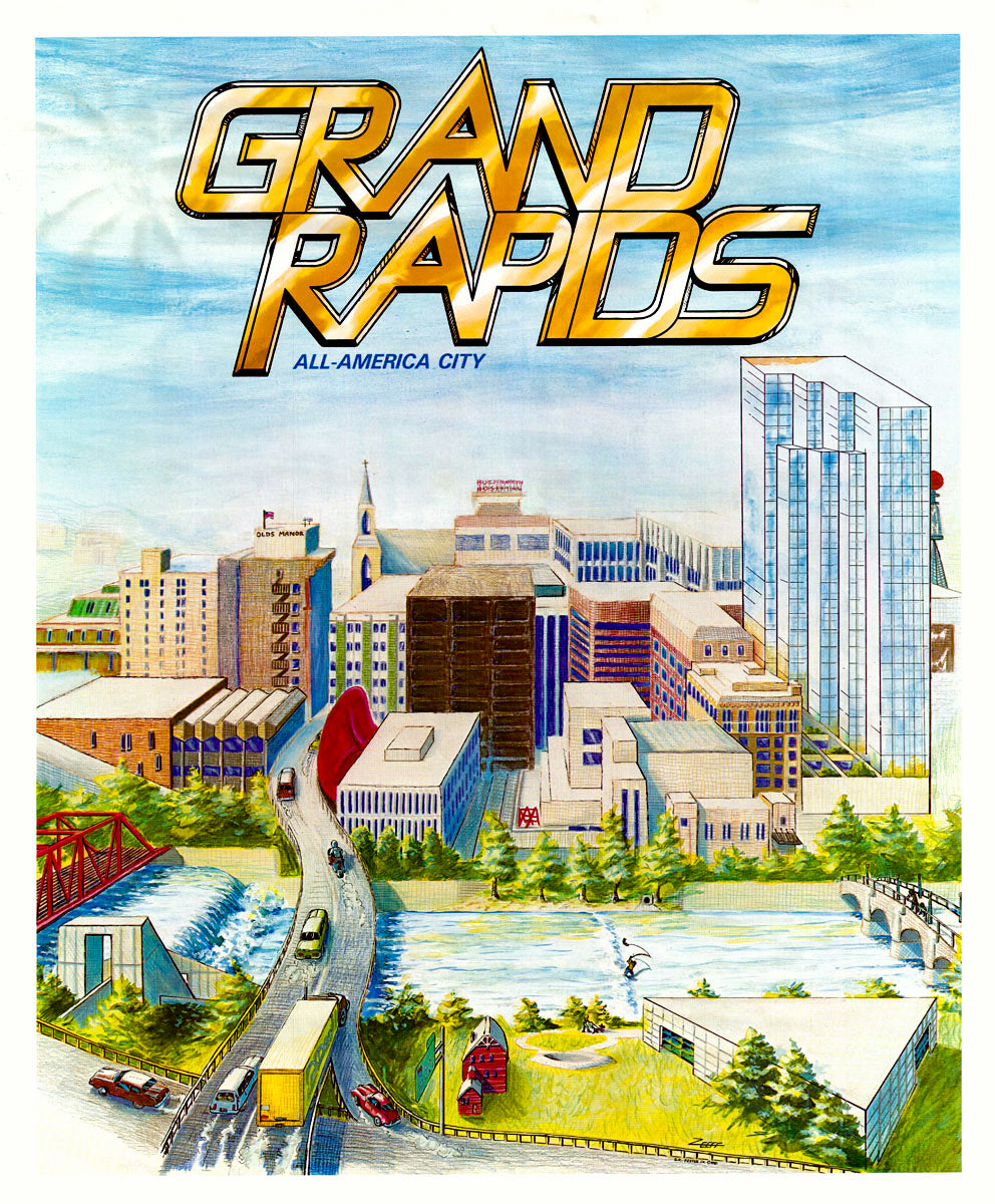 (MI.-Grand Rapids) Grand Rapids - All-American City – The Old Map Gallery