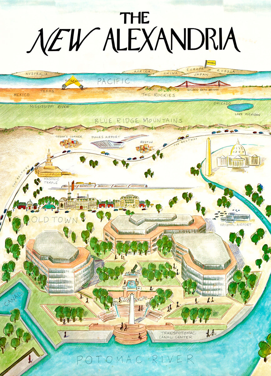 (VA. - Alexandria) The New Alexandria – The Old Map Gallery