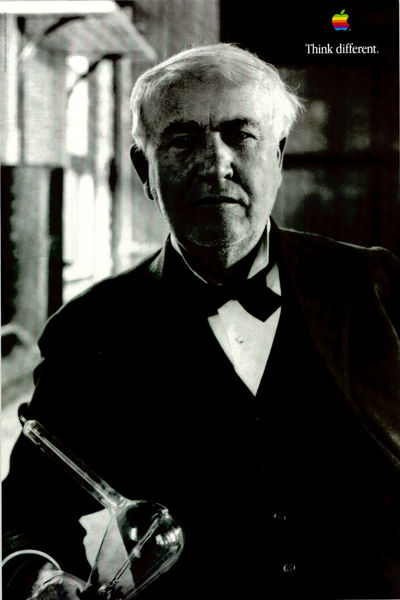 (Tech) Think Different (Thomas Edison) – The Old Map Gallery
