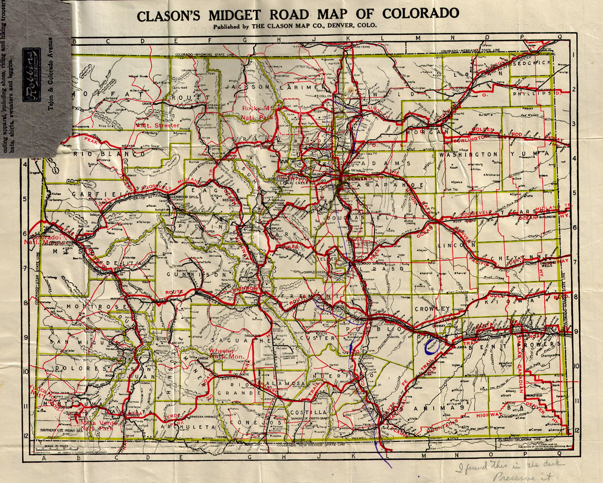 Colorado Hwy Map
