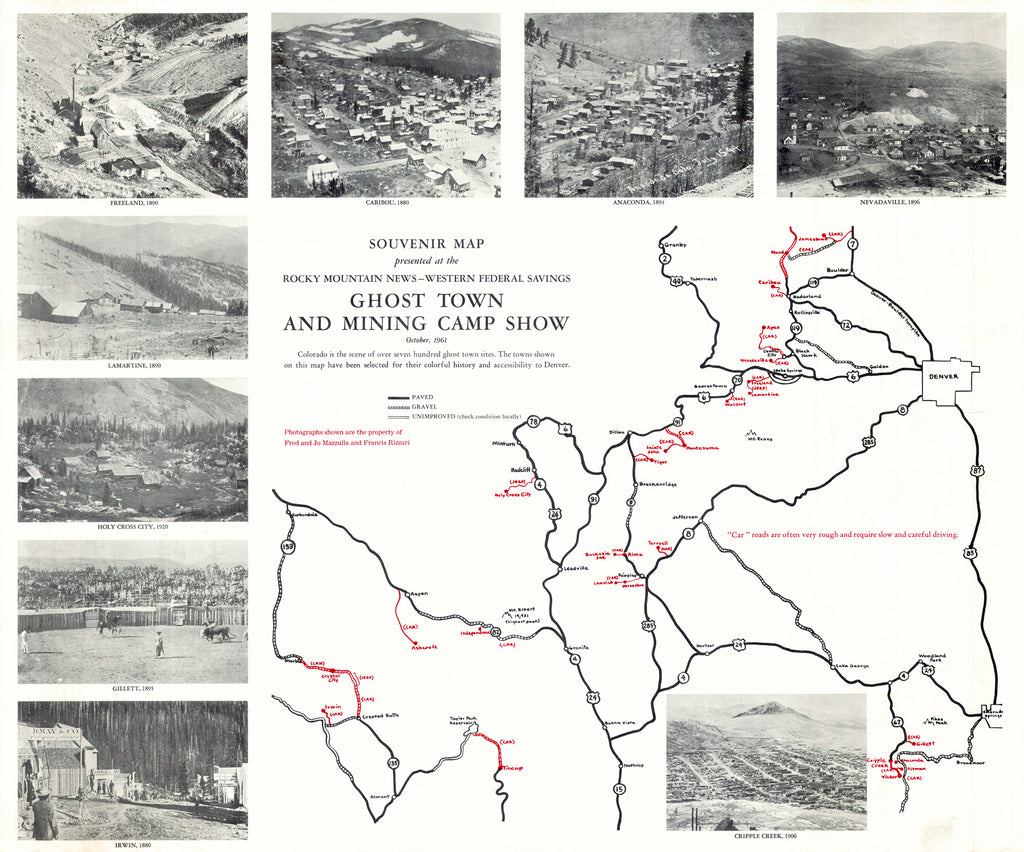 (CO. Historical) ...Ghost Town And Mining Camp – The Old Map Gallery