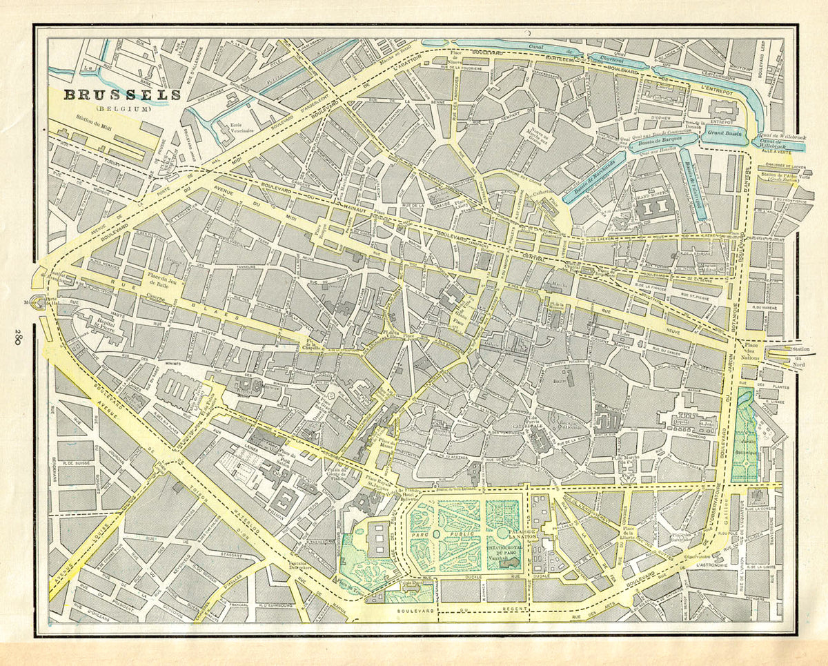 (Belgium - Brussels) BRUSSELS (Belgium) – The Old Map Gallery