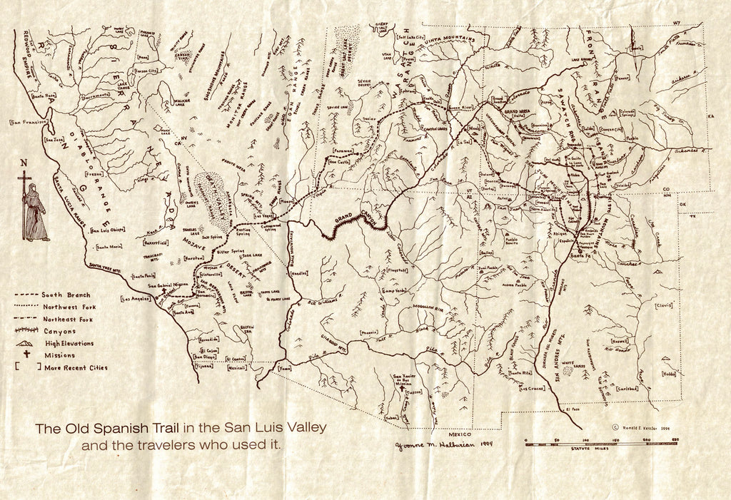 (Southwest - Historical) he Old Spanish Trail in the San Luis Valley ...