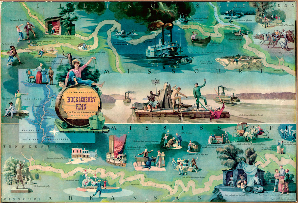 (Literary) The Adventures of Huckleberry Finn From the Book... – The ...