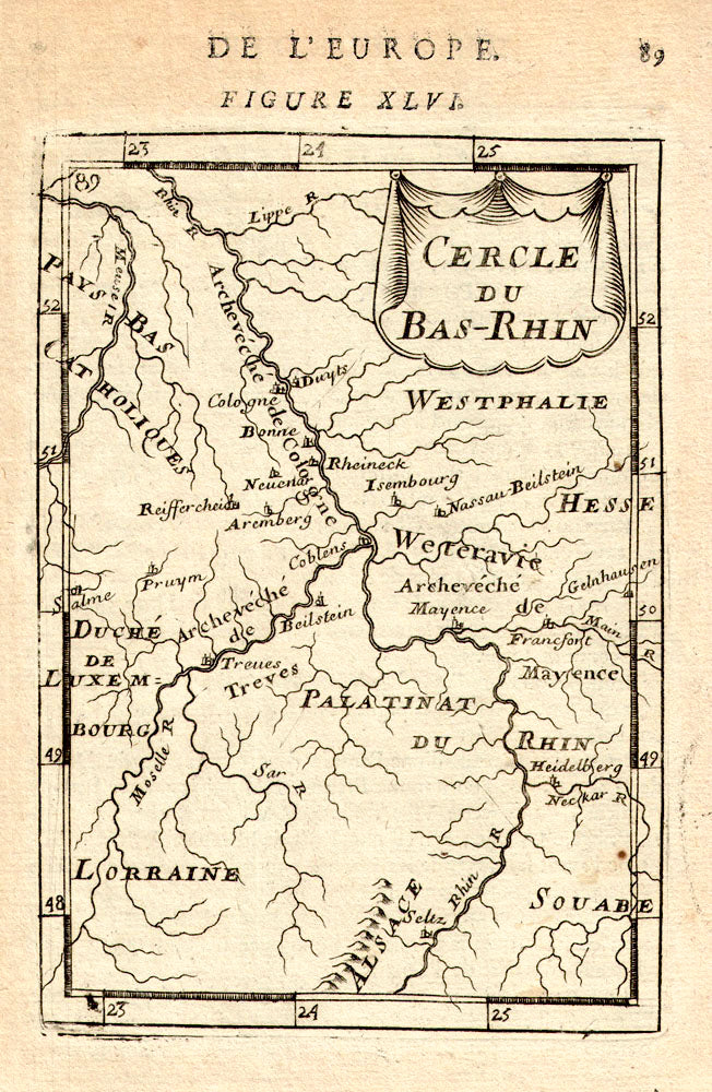 (Germany) Cercle Du Bas-Rhin – The Old Map Gallery