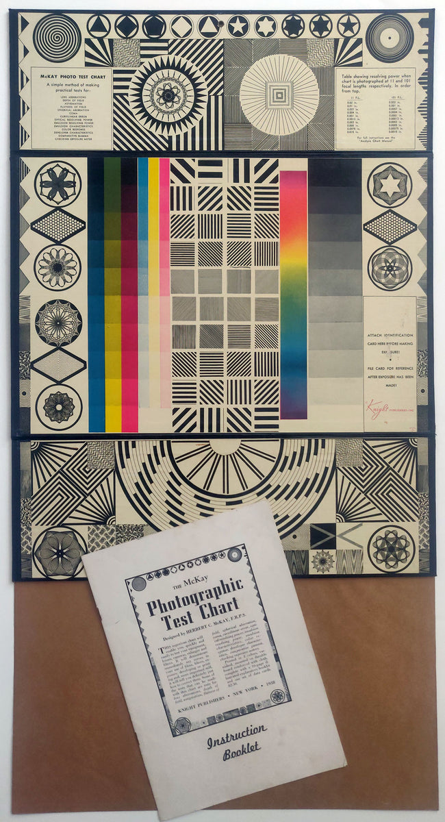 (Technology - Photography) Photographic Test Chart – The Old Map Gallery