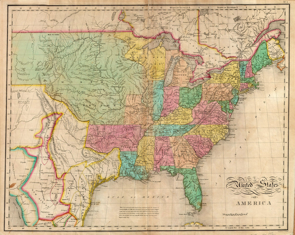 (U.S.) United States Of America – The Old Map Gallery