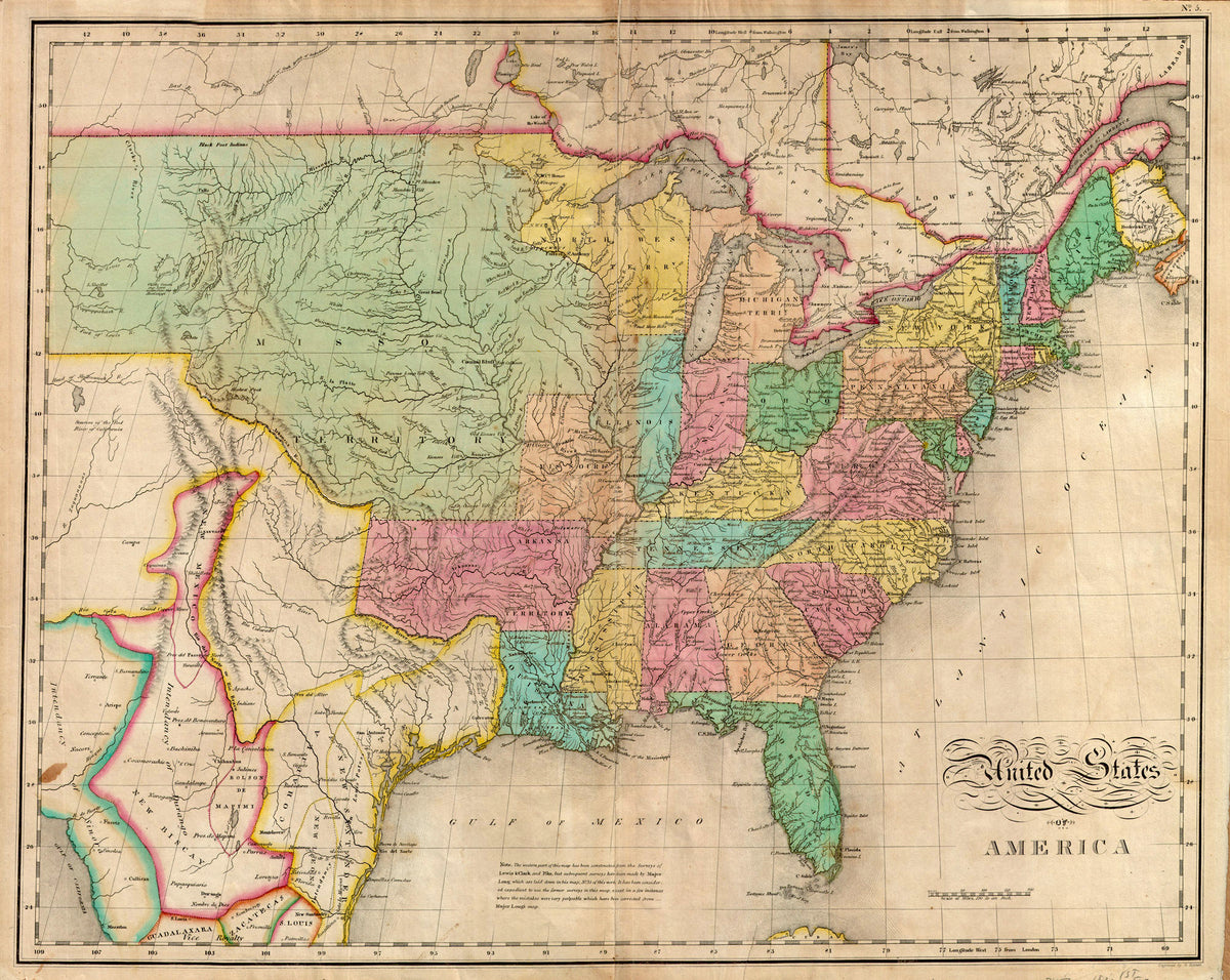 (U.S.) United States Of America – The Old Map Gallery