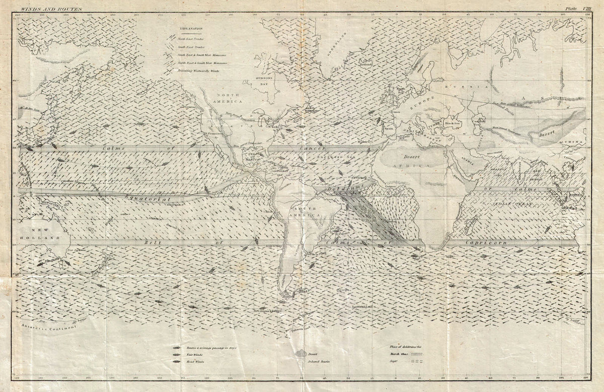 (World) Winds And Routes – The Old Map Gallery