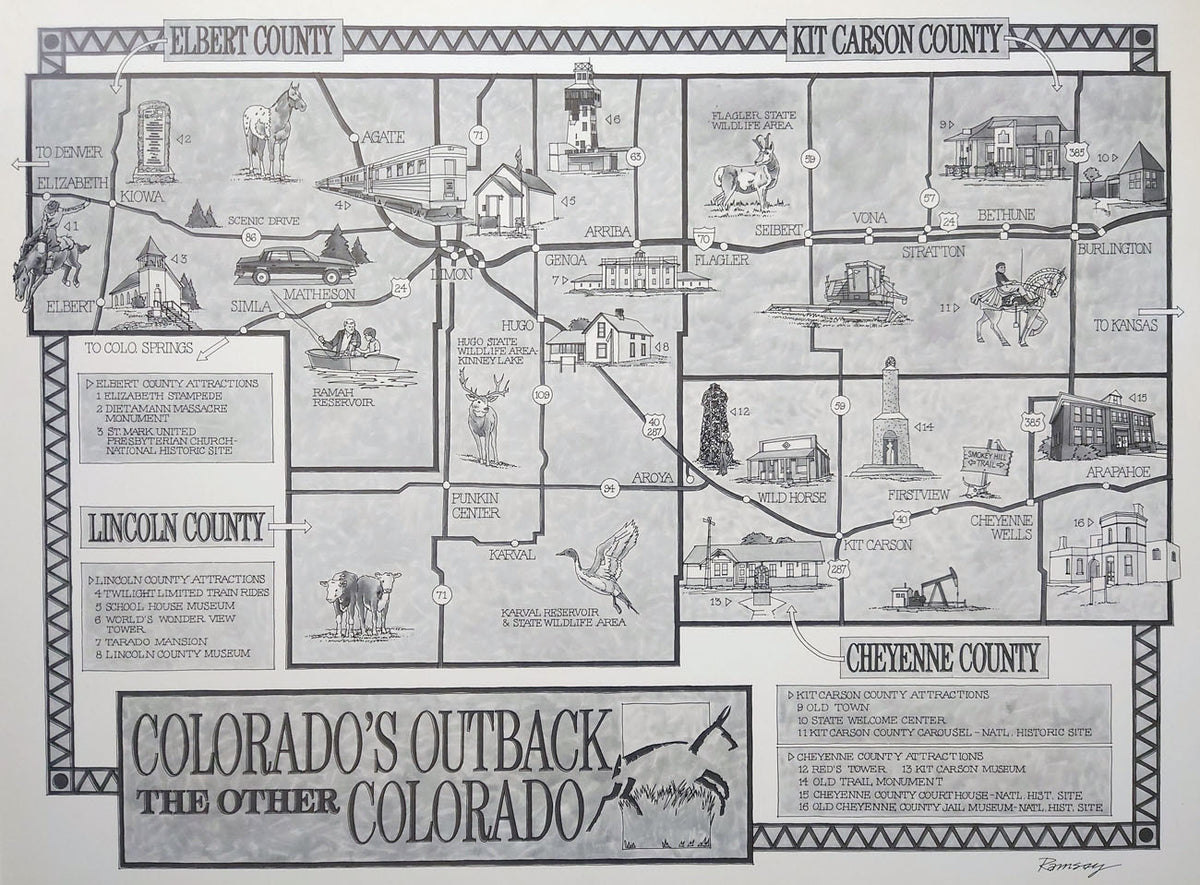 (CO. - Elbert Co., Kit Carson Co.,Lincoln Co., Cheyenne Co.) Colorado ...