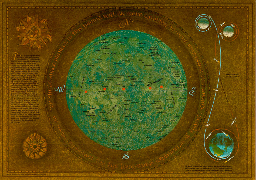 (Space - Lunar) (Moon) – The Old Map Gallery
