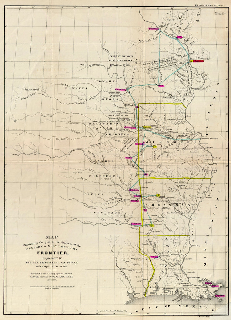 (West) MAP Illustrating the plan of the defences... – The Old Map Gallery