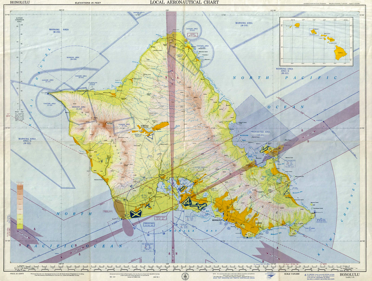 (HI.-Oahu) Honolulu - Oahu – The Old Map Gallery
