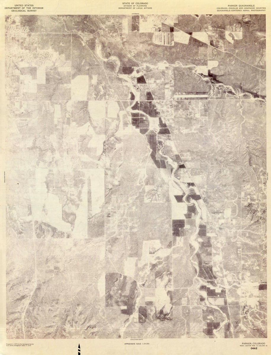 (CO. - Parker) Parker Quadrangle... Aerial Photography – The Old Map ...