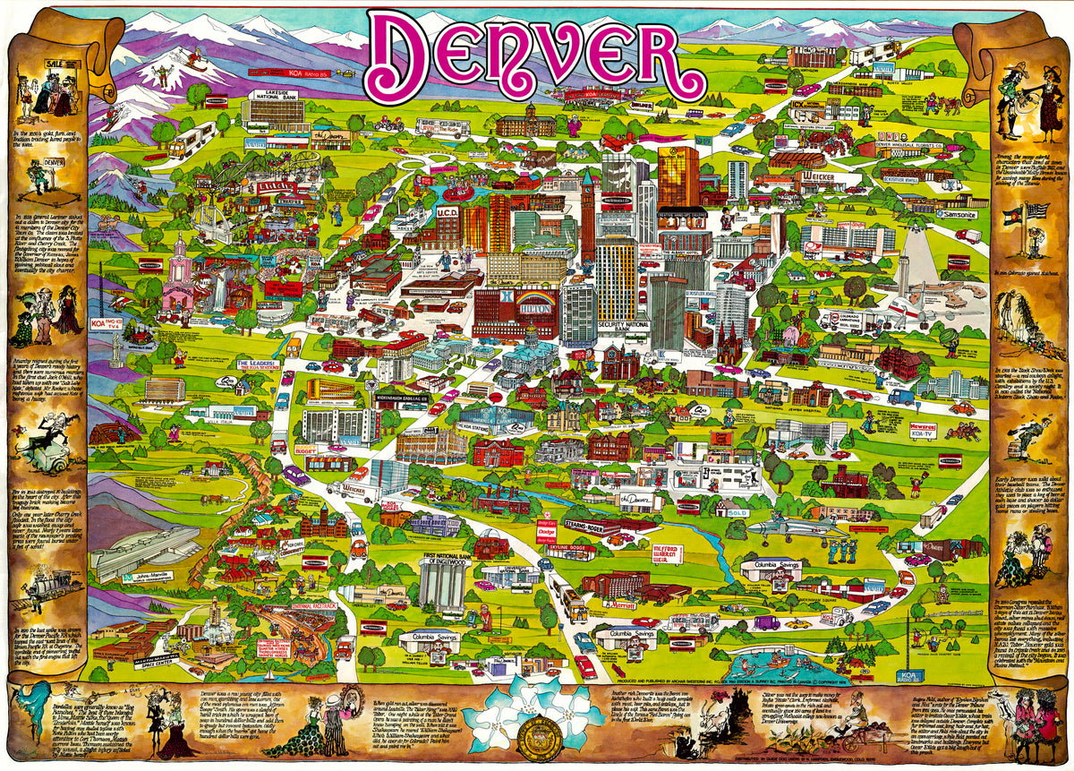 (CO.- Denver pictorial) DENVER – The Old Map Gallery