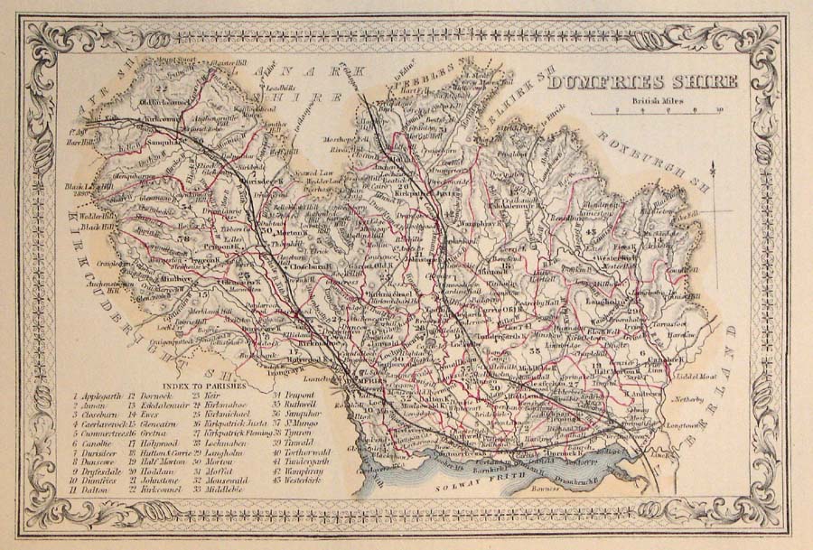 Dumfries Shire – The Old Map Gallery