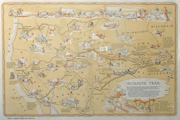 (US West-Mormon Trail) Mormon Trail – The Old Map Gallery