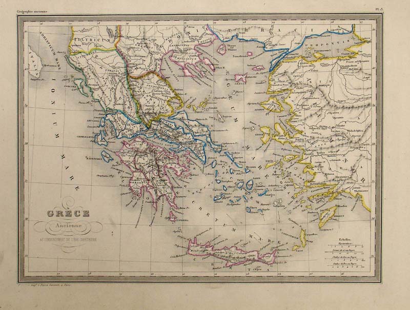 Grece Ancienne (Ancient Greece) – The Old Map Gallery