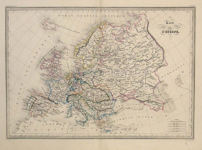 Carte De L'Europe (Europe) – The Old Map Gallery
