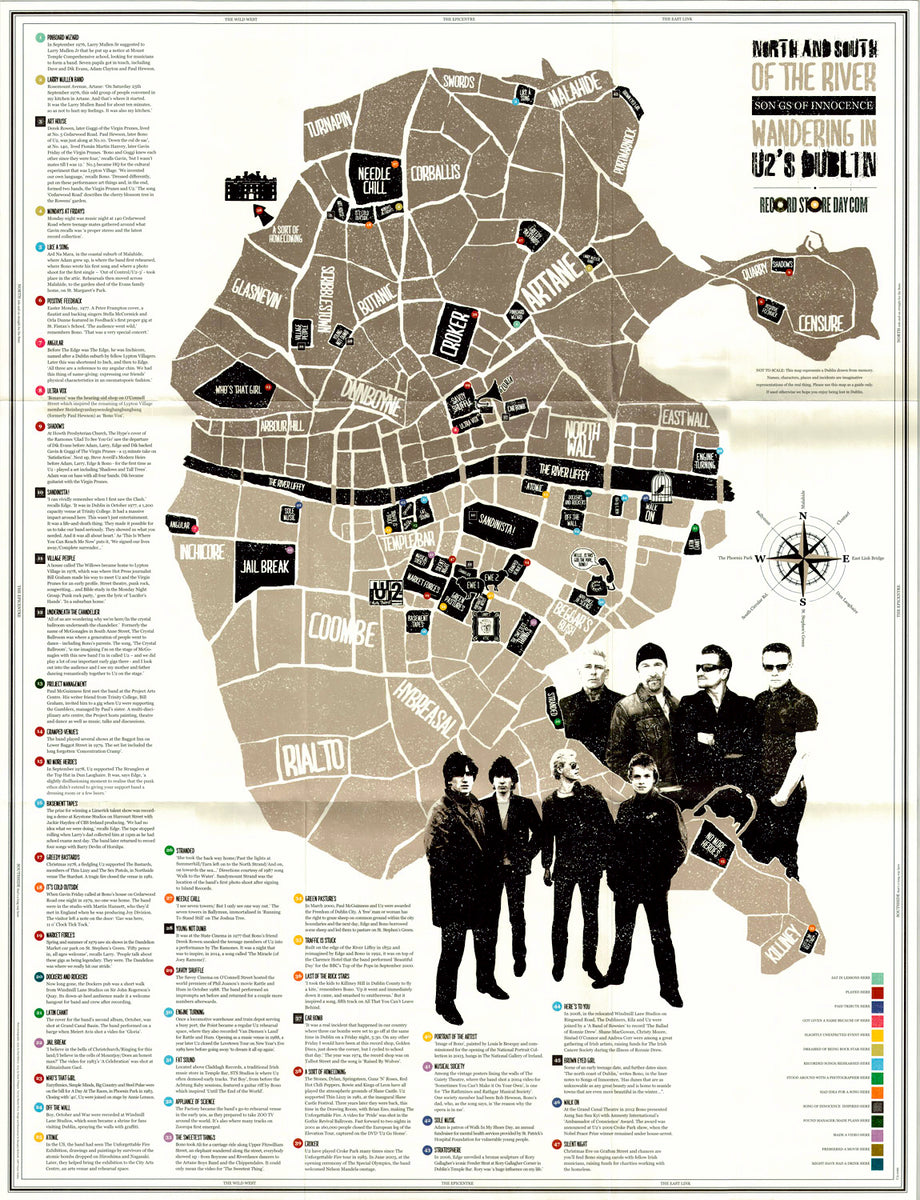 (Music-U2 Dublin) North and South of... – The Old Map Gallery