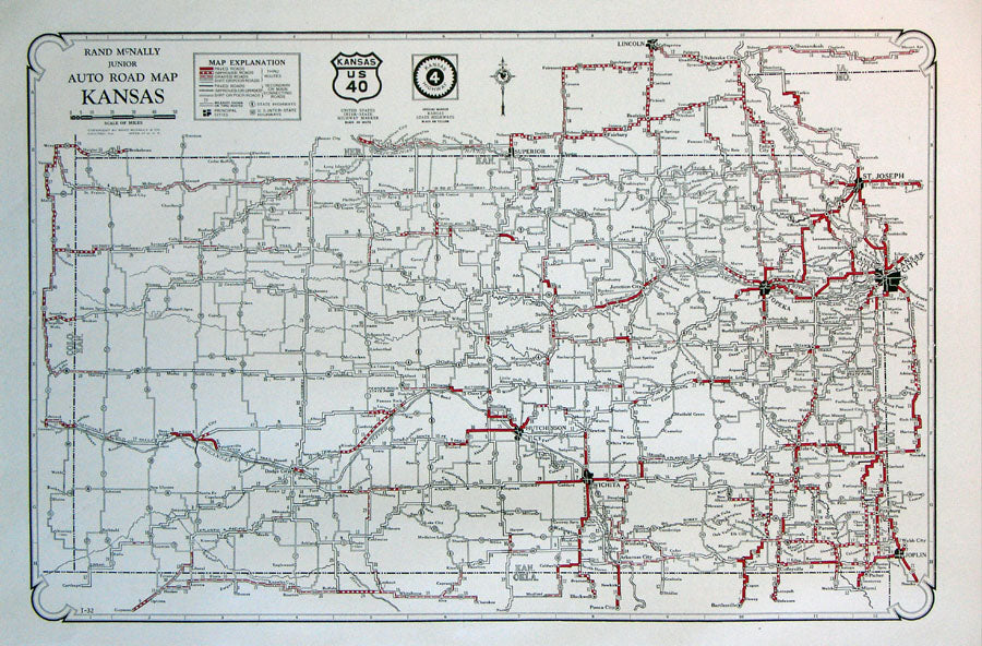 Kansas – The Old Map Gallery
