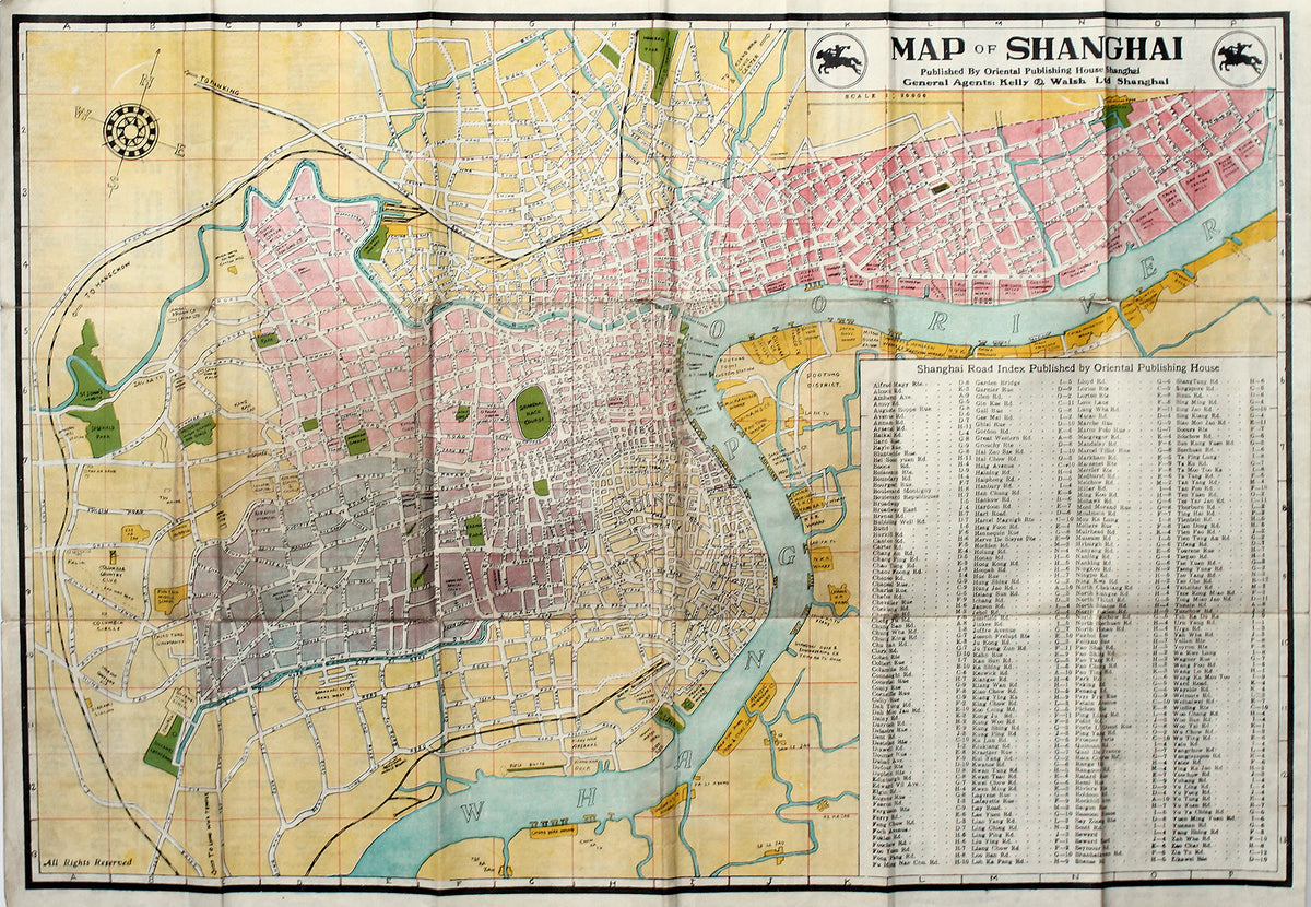 (China - Shanghai) Map of Shanghai – The Old Map Gallery