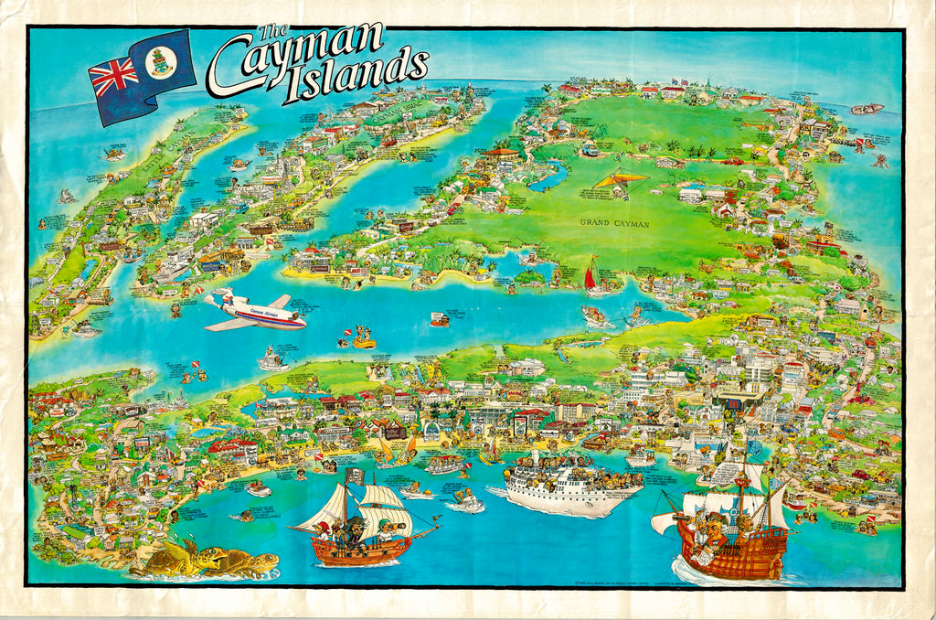 (Caymans) The Cayman Islands – The Old Map Gallery