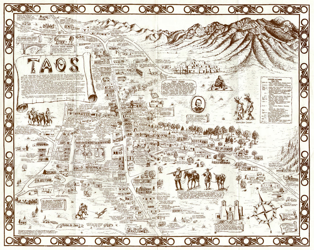 (NM. - Taos) TAOS – The Old Map Gallery
