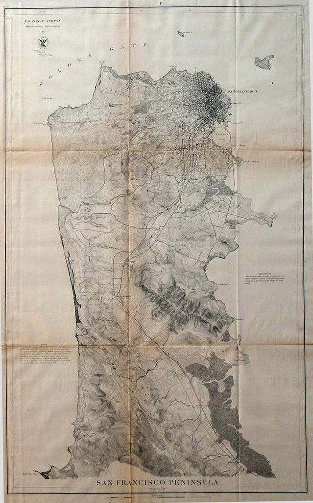 San Francisco Peninsula – The Old Map Gallery