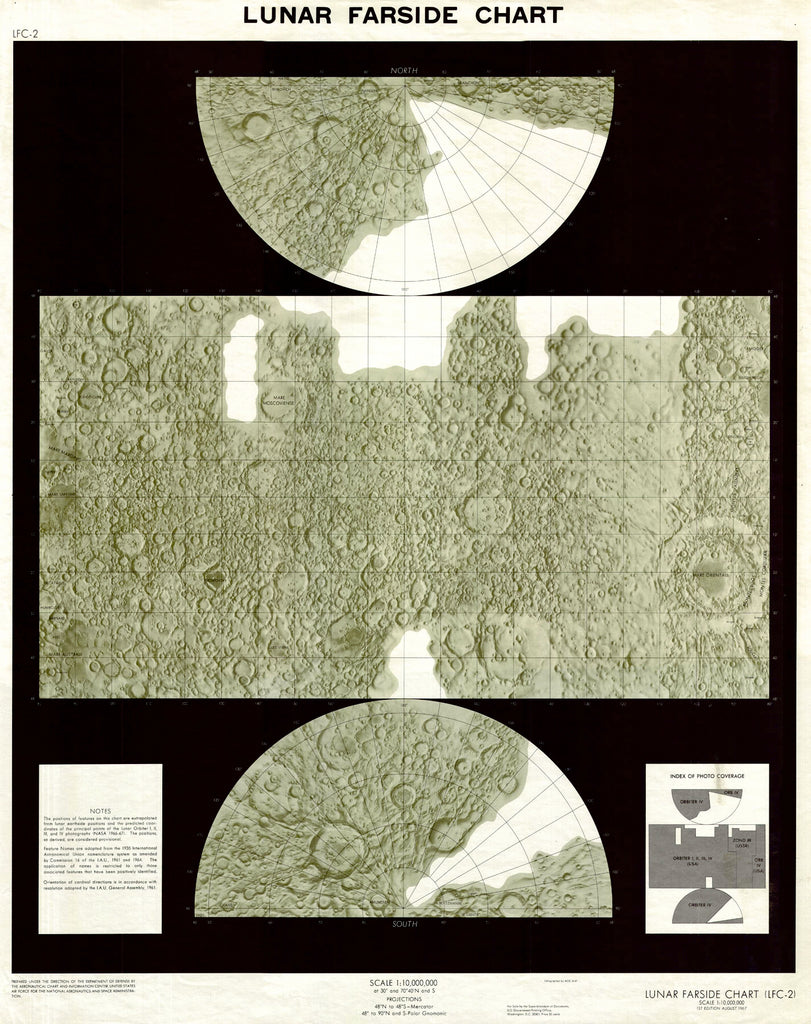 (Lunar) Lunar Farside Chart – The Old Map Gallery