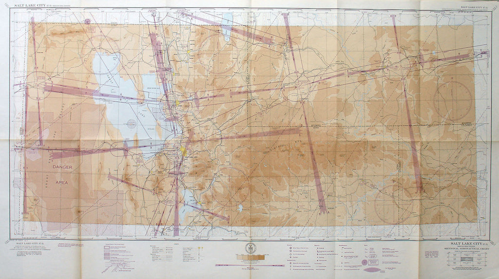 (UT, WY- Aviation) Salt Lake City (U-3) – The Old Map Gallery