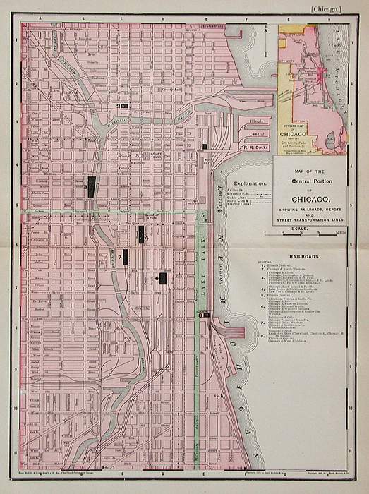 Chicago – The Old Map Gallery