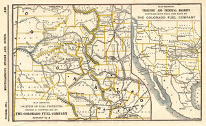 (CO.- Railroad) Map Showing Location of Coal Properties Owned... – The ...
