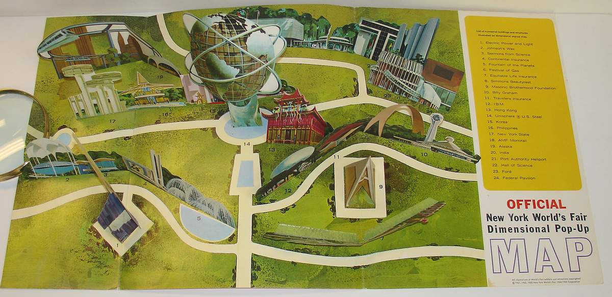 (New York - '64 Worlds Fair) Fair Map – The Old Map Gallery
