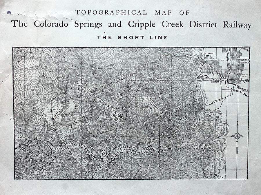 (CO. - Co Spgs) Topographical Map of ... – The Old Map Gallery
