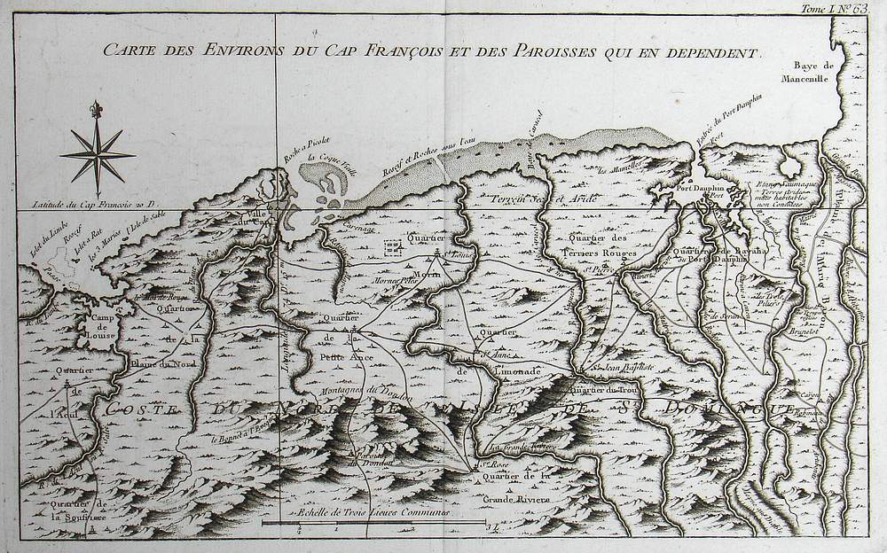 Carte Des Environs Du Cap Francois Et Des Paroisses Qui En Depen – The ...