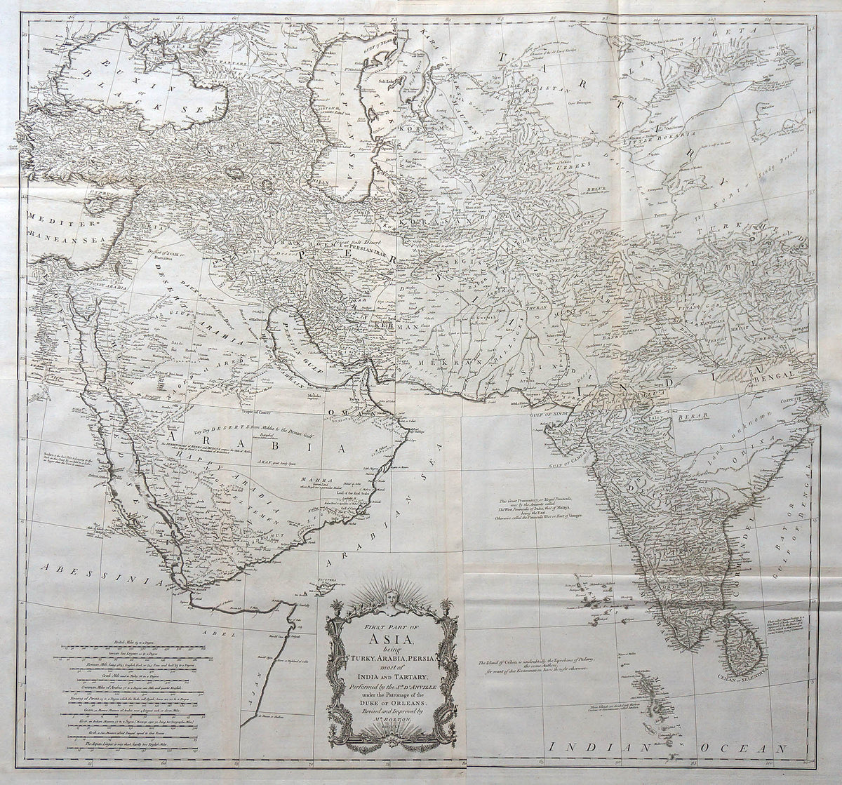 (Asia - Middle East) First Part of Asia, – The Old Map Gallery