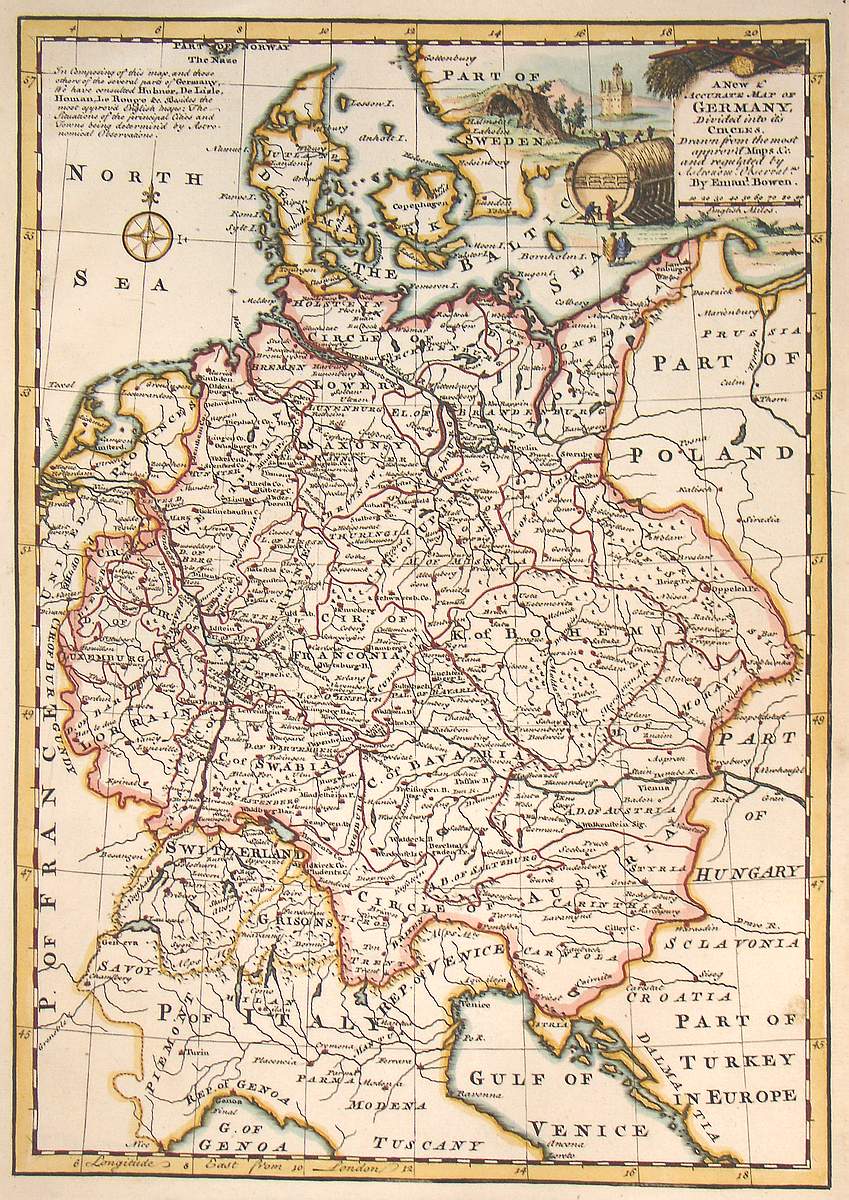 A New...Map of Germany – The Old Map Gallery