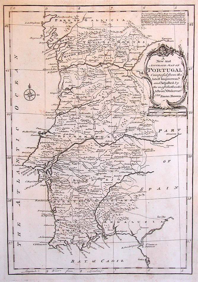 Accurate Map of Portugal – The Old Map Gallery