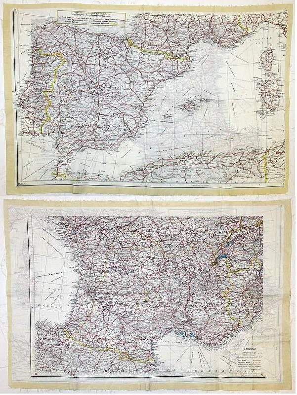 (WW II-Southern France & Spain) H2 – The Old Map Gallery