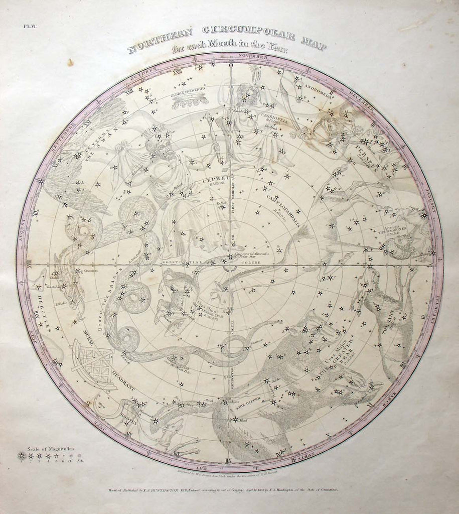 (Celestial) Northern Circumpolar Map – The Old Map Gallery