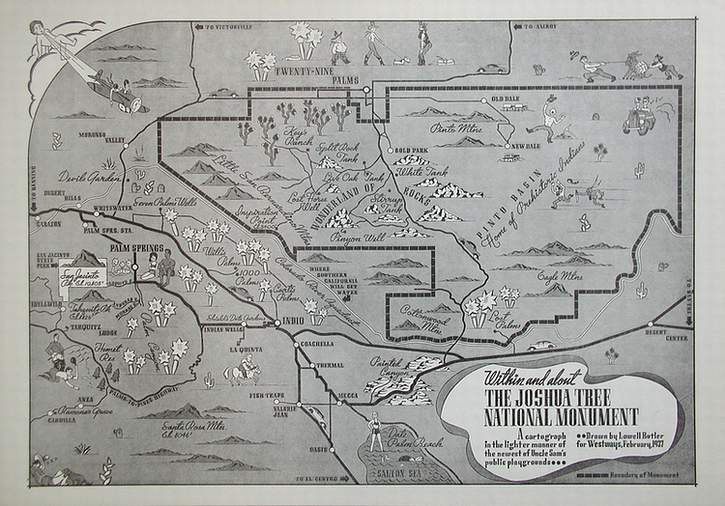 The Joshua Tree National Monument – The Old Map Gallery