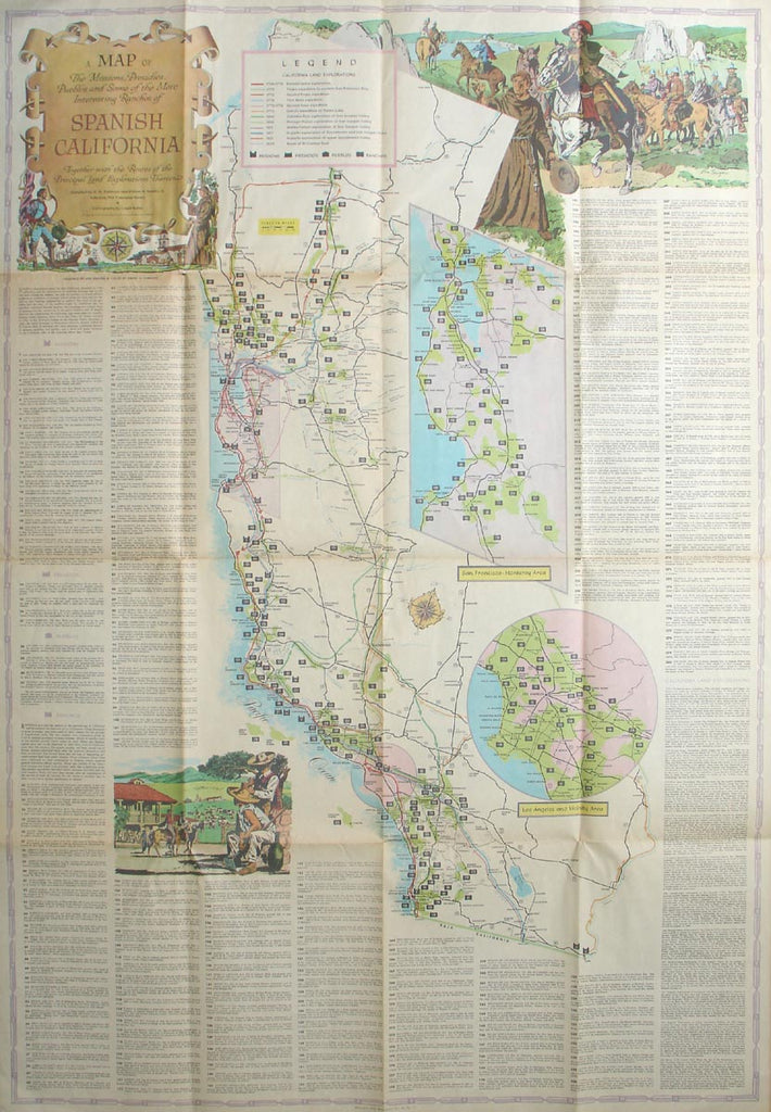 (CA.) Spanish California – The Old Map Gallery