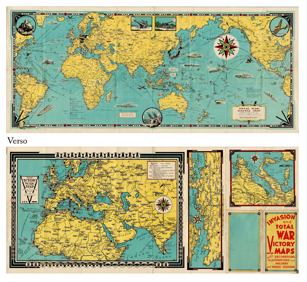 (WWII) Invasion and Total War Victory Maps – The Old Map Gallery