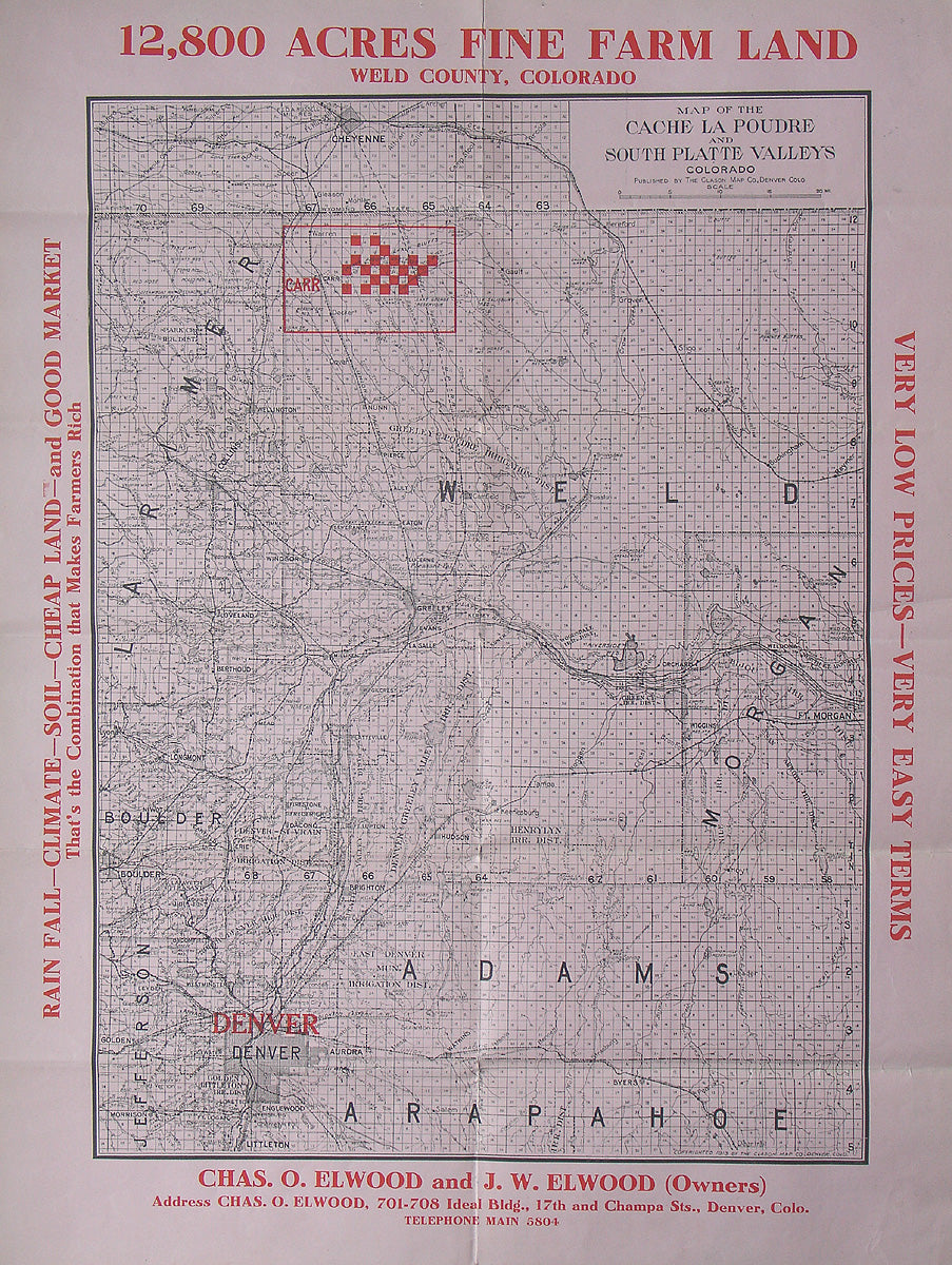 (CO.) Map of the Cache La Poudre and ... – The Old Map Gallery