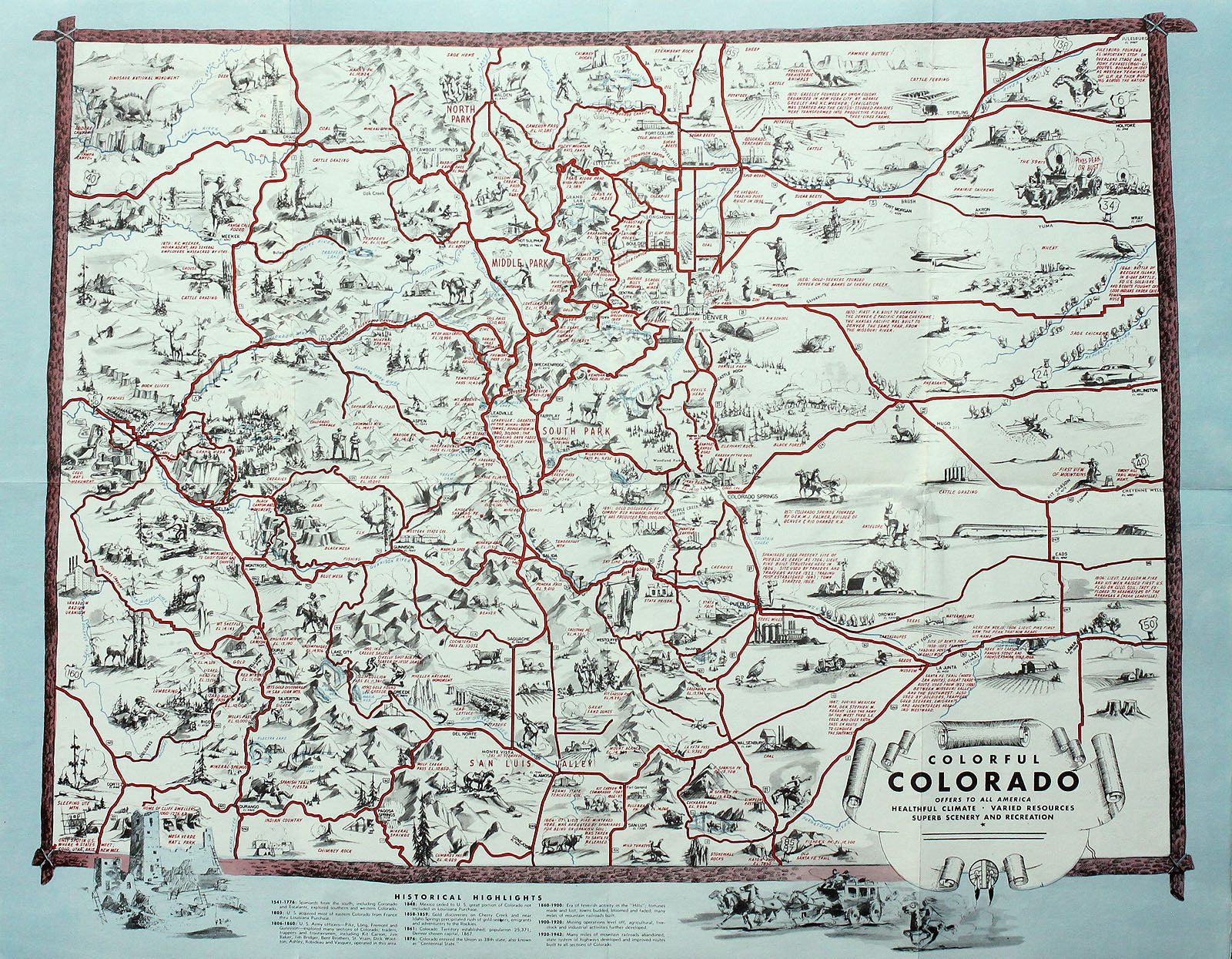 (CO) Colorful Colorado – The Old Map Gallery