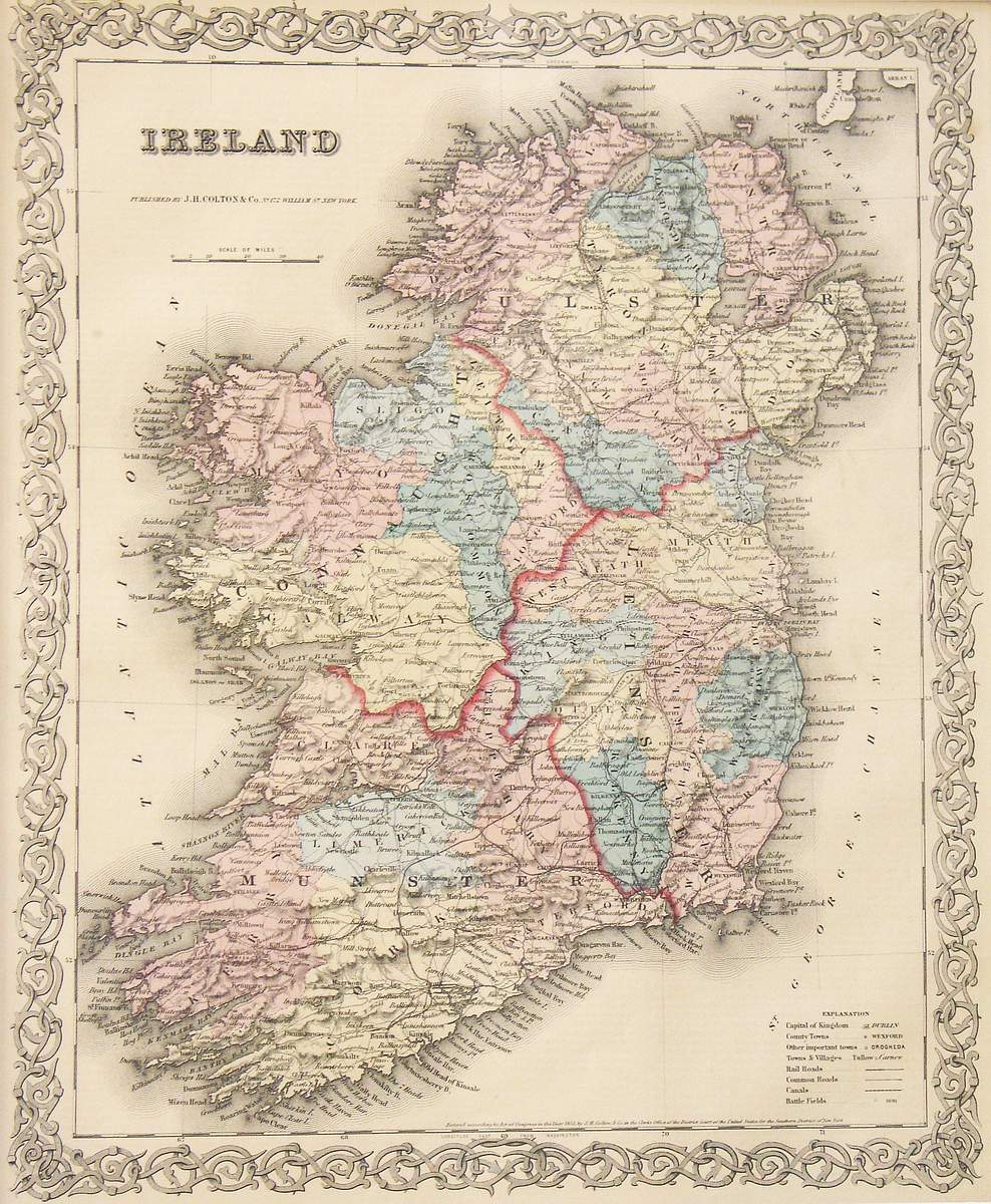 Ireland – The Old Map Gallery