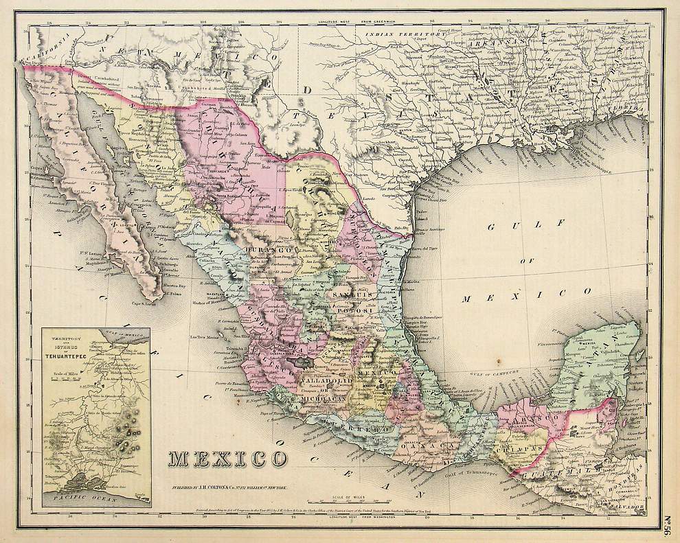 Mexico – The Old Map Gallery